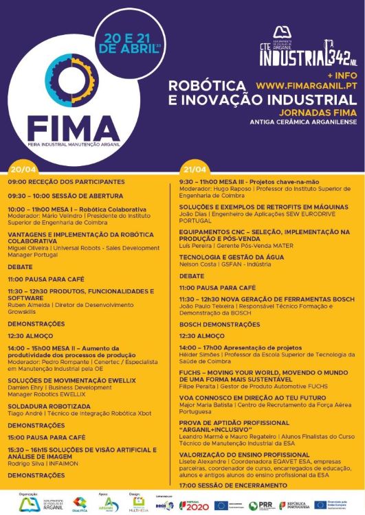 Jornadas Técnicas FIMA dedicadas à Robótica e Inovação Industrial ...